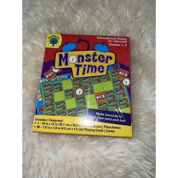 Teaching Tree | Toys | Monster Time Game Teaching Tree Grades To 2 New ...